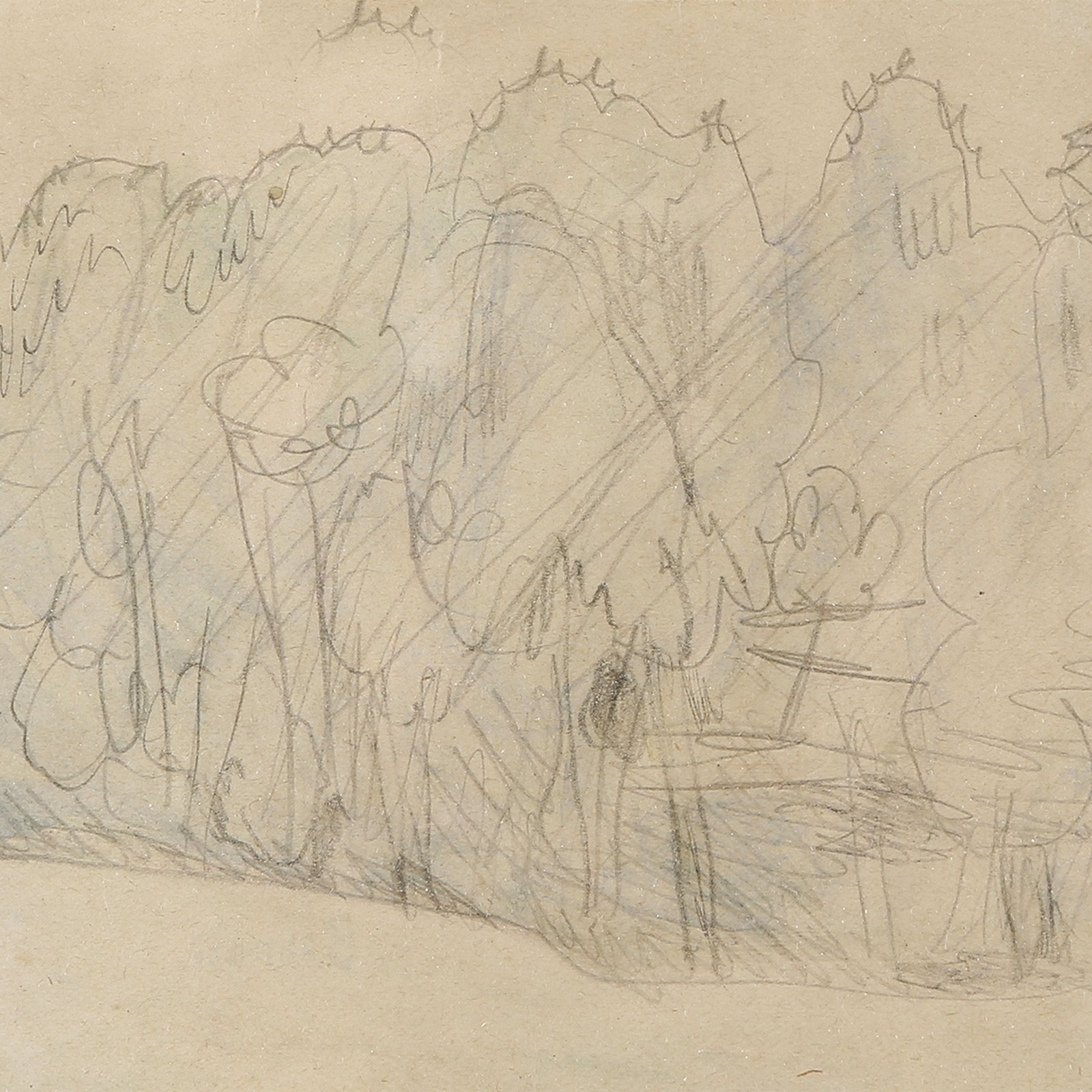 132- Undergrowth (drawing)